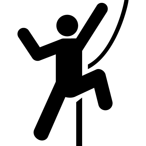 Abseiling icon svg png free download