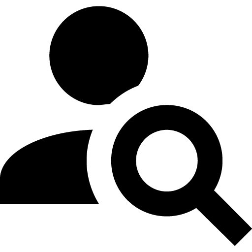 Account search icon svg png free download