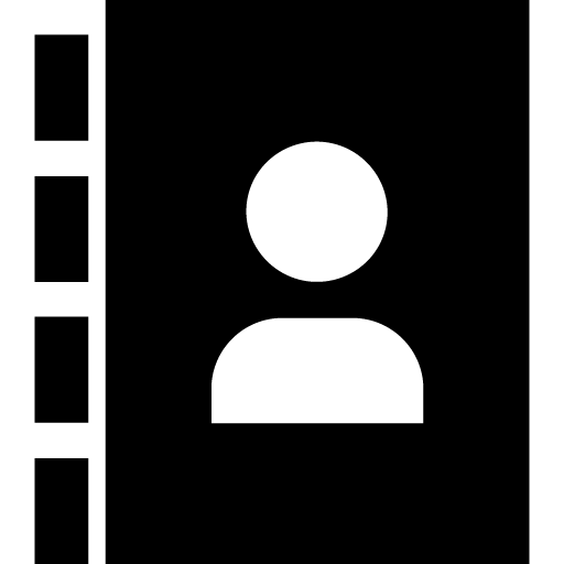 Address book icon svg png free download - 3