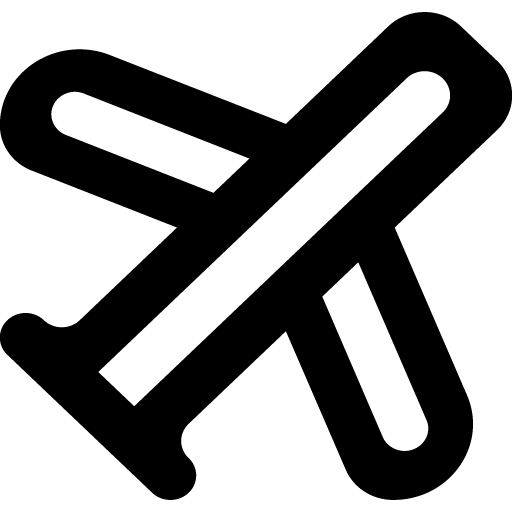 Airplane mode off icon svg png free download - 2