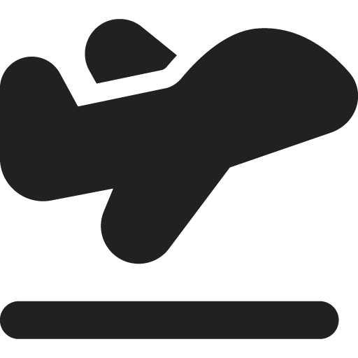 Airplane take off icon svg png free download