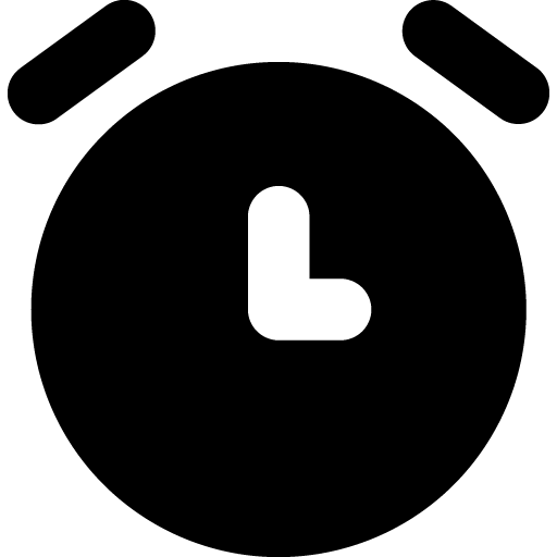 Alarm filled icon svg png free download