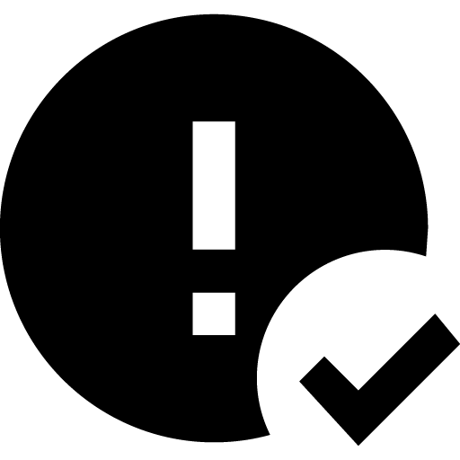 Alert circle check icon svg png free download