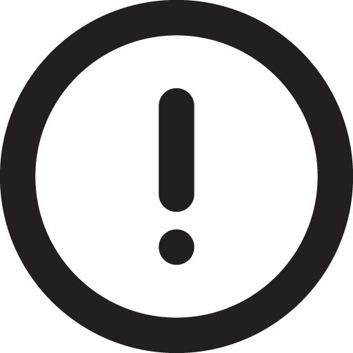 alert circle outline icon vector 2