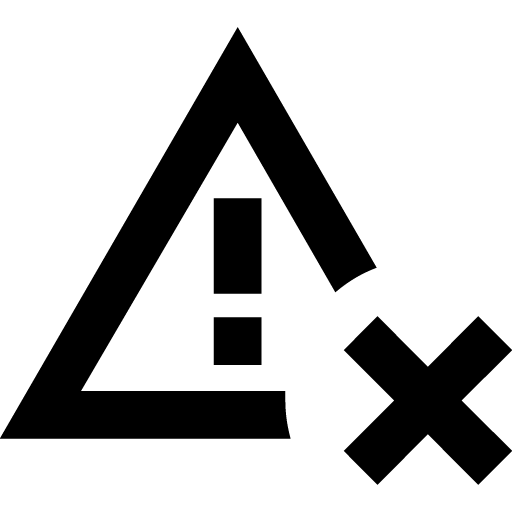 Alert remove outline icon svg png free download