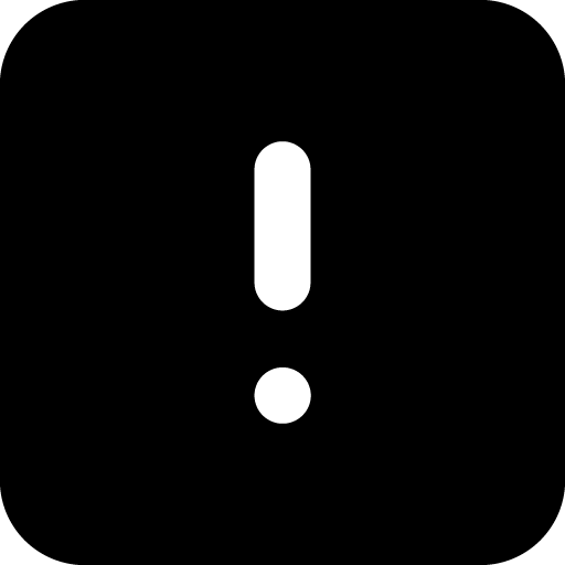 Alert square filled icon svg png free download