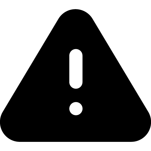 Alert triangle filled icon svg png free download