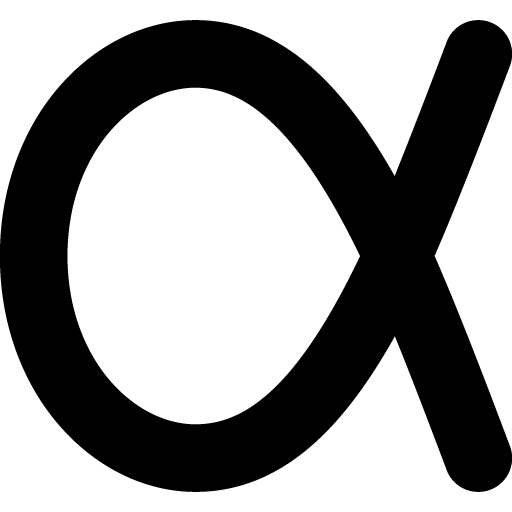 Alpha icon svg png free download