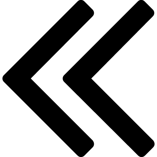 Angle double left icon svg png free download
