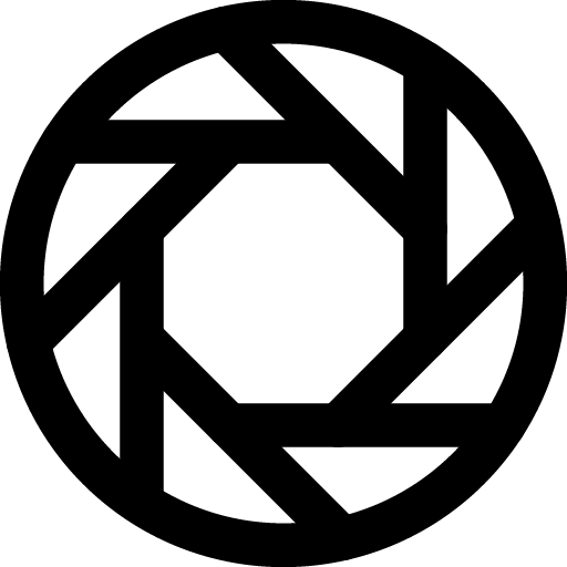 Aperture outline icon svg png free download