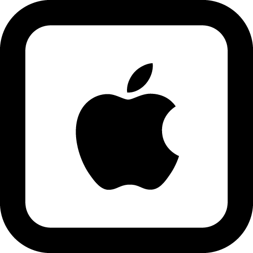 Apple square icon svg png free download