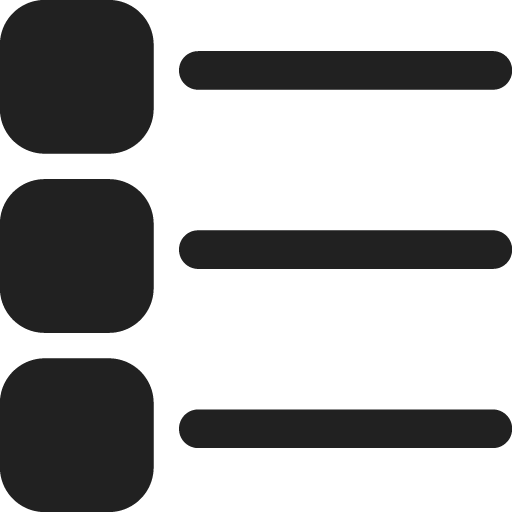 Apps list icon svg png free download