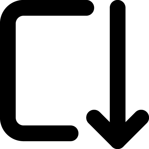 Arrow autofit down icon svg png free download - 2