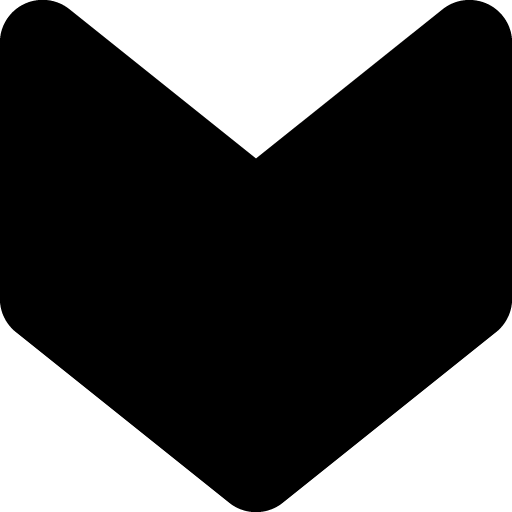 Arrow badge down filled icon svg png free download