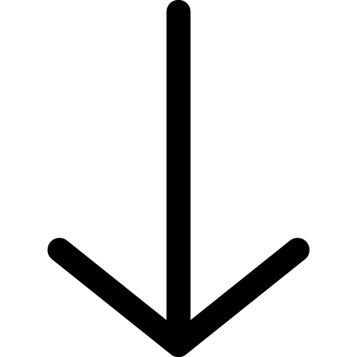 Arrow bottom icon svg png free download - 3