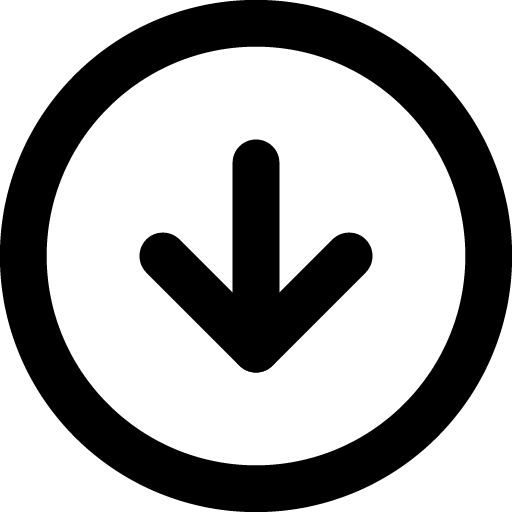 Arrow down circle icon svg png free download