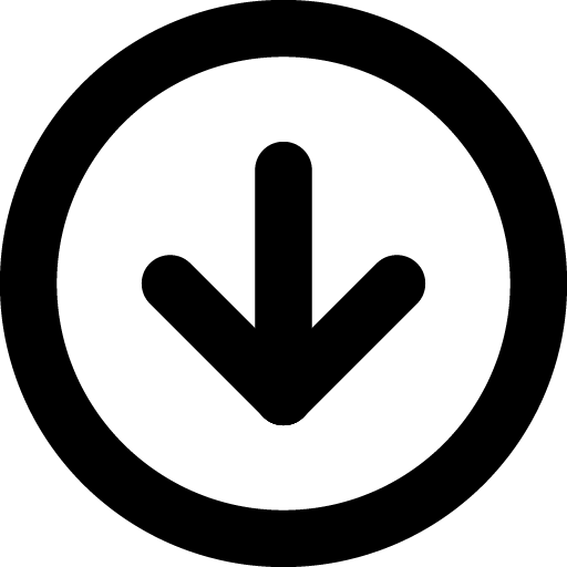Arrow down circle icon svg png free download - 2