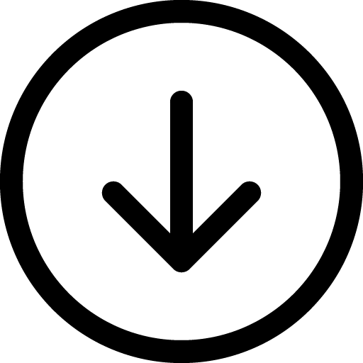 Arrow down circle icon svg png free download - 5