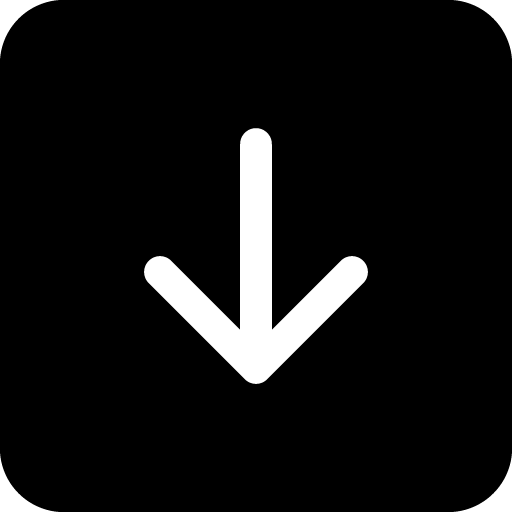 Arrow down square fill icon svg png free download