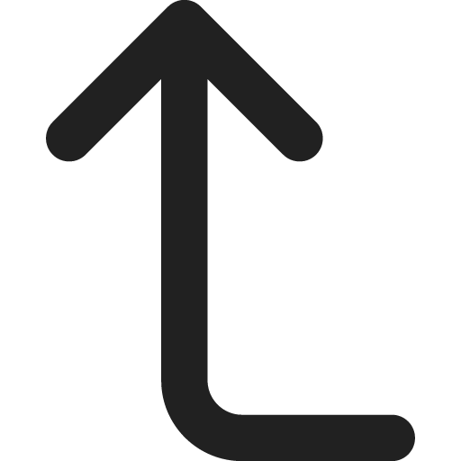 Arrow enter up icon svg png free download