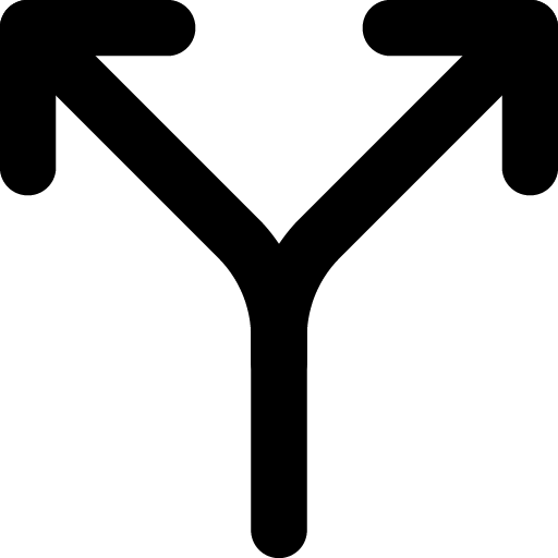 Arrow fork icon svg png free download