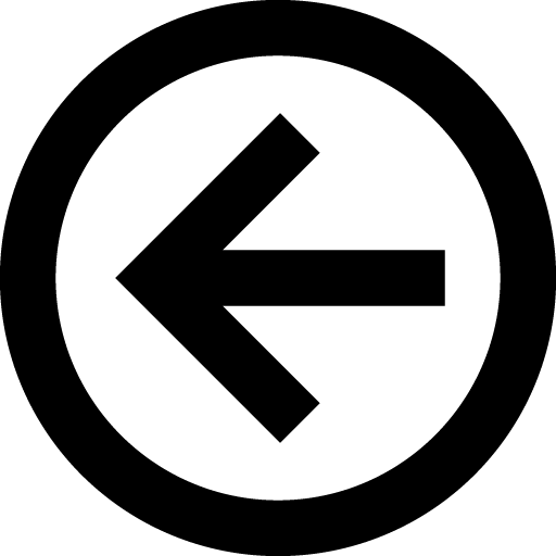 Arrow left circle outline icon svg png free download