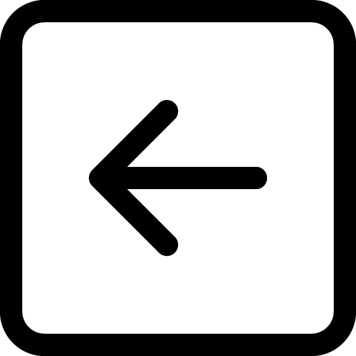 Arrow left square icon svg png free download