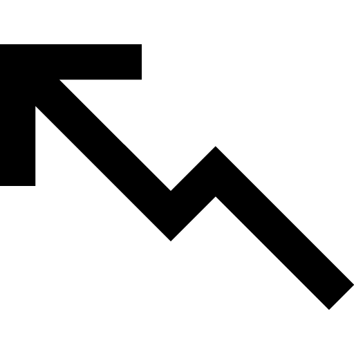 Arrow left up icon svg png free download