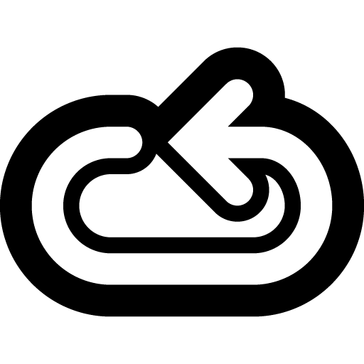 Arrow loop outline icon svg png free download