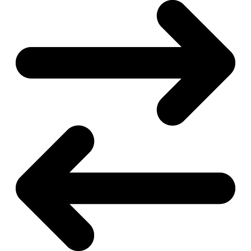 Arrow right arrow left icon svg png free download