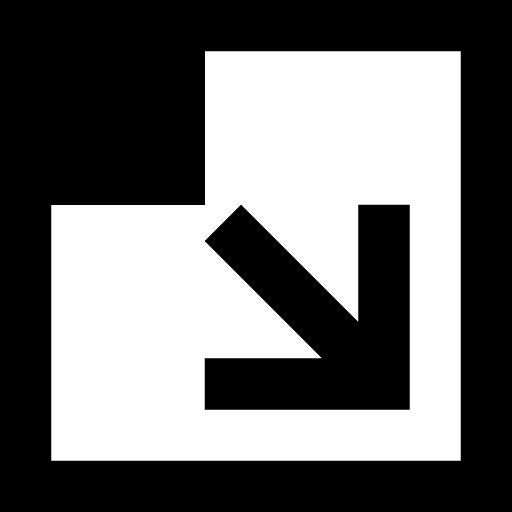 Arrow right corner down icon svg png free download