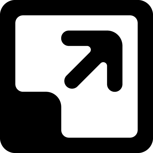 Arrow right corner icon svg png free download