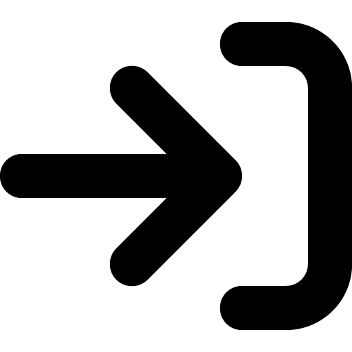 Arrow right to bracket icon svg png free download