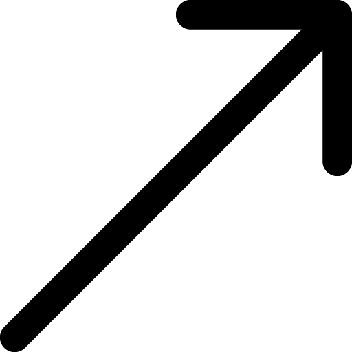 Arrow right up icon svg png free download - 2