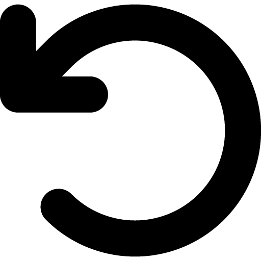 arrow rotate left icon