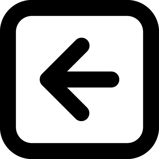 Arrow square left icon svg png free download