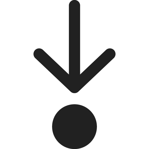 Arrow step in icon svg png free download