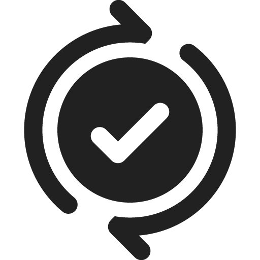 Arrow sync checkmark icon svg png free download Arrow sync checkmark icon svg png free download