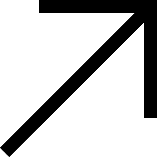 Arrow top right icon svg png free download