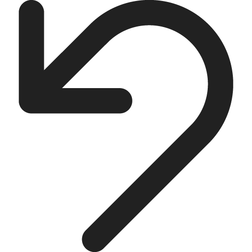 Arrow undo icon svg png free download
