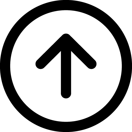 Arrow up circle outline icon svg png free download