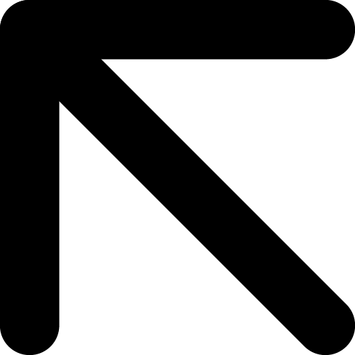 Arrow up left icon svg png free download - 4