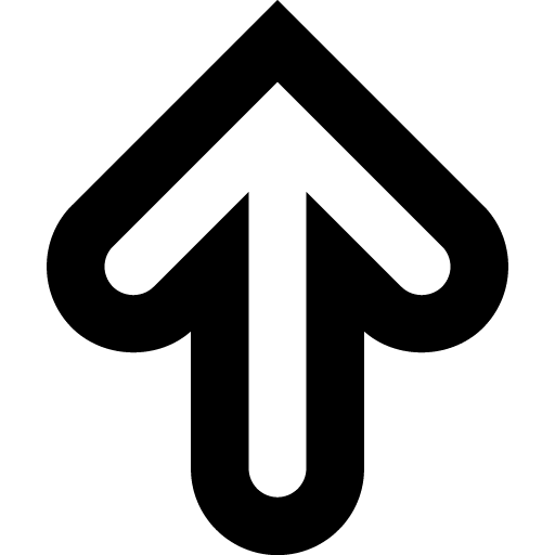 Arrow up outline icon svg png free download - 3