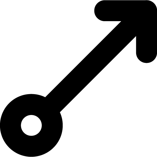 Arrow up right circle icon svg png free download - 3