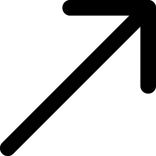 Arrow up right icon svg png free download - 3