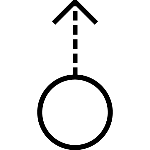 Arrows drag up dashed icon svg png free download