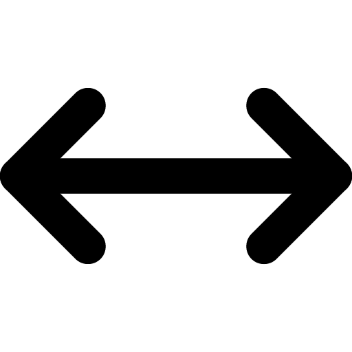 Arrows horizontal icon svg png free download - 3