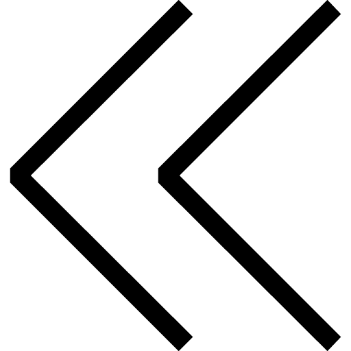 Arrows left double icon svg png free download