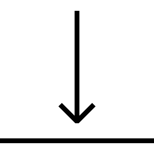 Arrows move bottom icon svg png free download