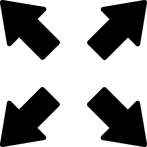 Arrows out icon svg png free download